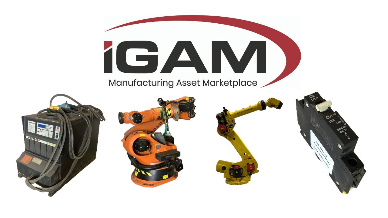 Check out iGAM's HUGE inventory of industrial equipment! - YouTube