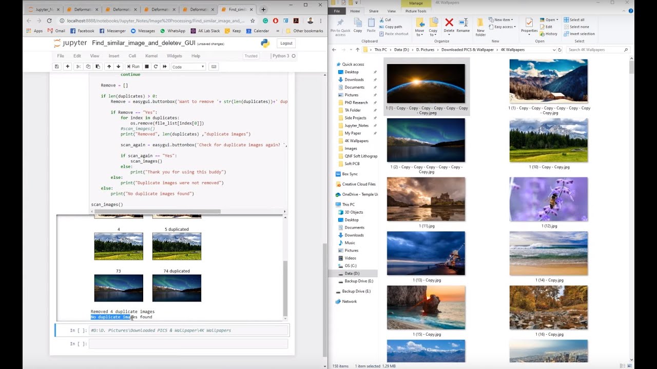 Find and remove duplicate images from any windows folder - code ...