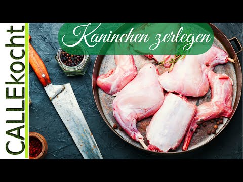 Ganzes Kaninchen zerlegen. Schritt für Schritt Anleitung. How to!