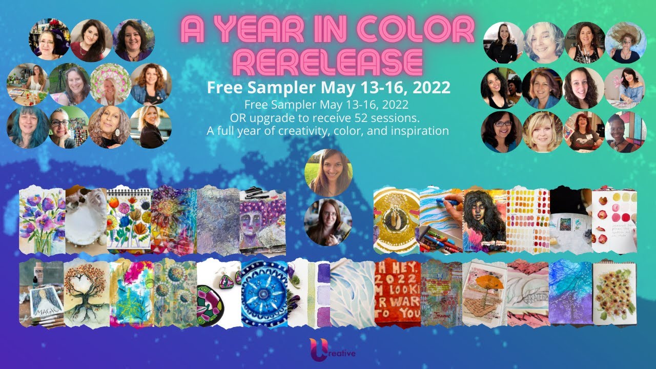 A Year in Color: FREE Creativity Courses - YouTube