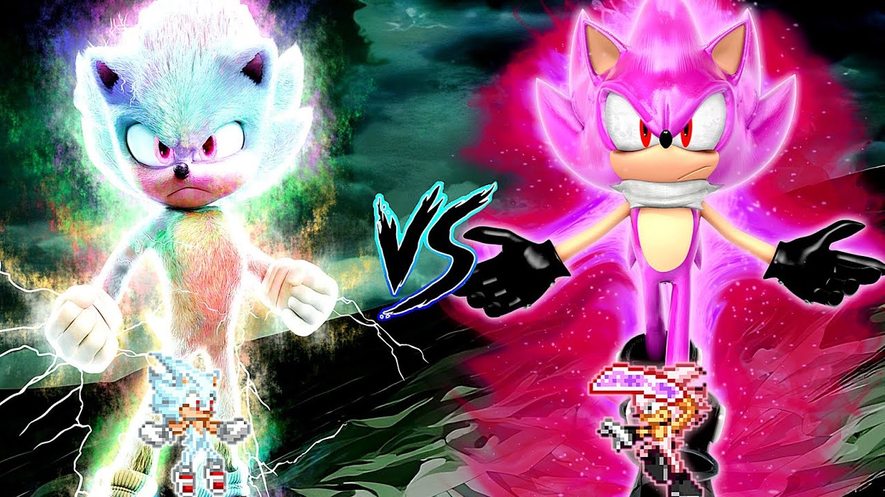 Super Hyper Sonic OP VS Sonic Black V2 OP (all form) in Jump Force ...