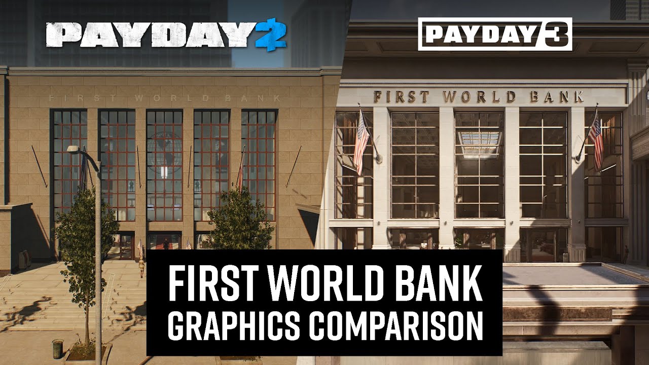 PAYDAY 3: First World Bank | Comparison Trailer - YouTube