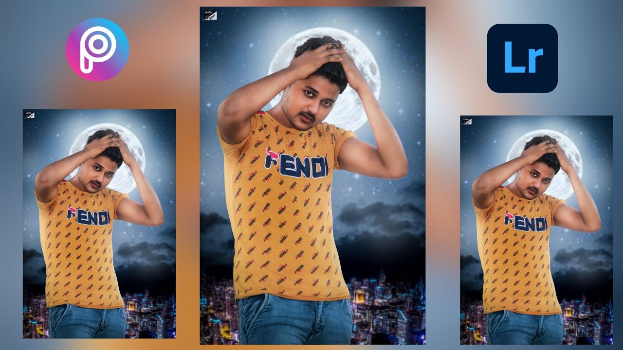 Moon Concept Photo Editing in Picsart / moon manipulation editing ...