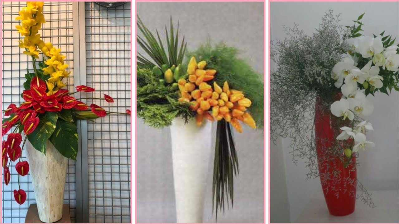 most beautiful ekabana Japanese flower decoration ideas - YouTube