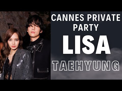 LISA  and Taehyung together in Cannes for CELINE Party! | BTS V 방탄소년단 2023