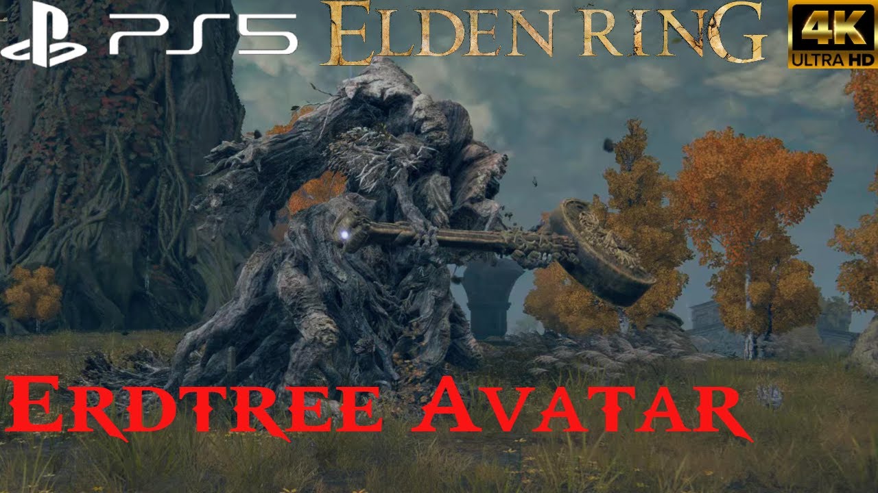 Erdtree Avatar (BOSS FIGHT) - ELDEN RING - [4k PS5] - YouTube