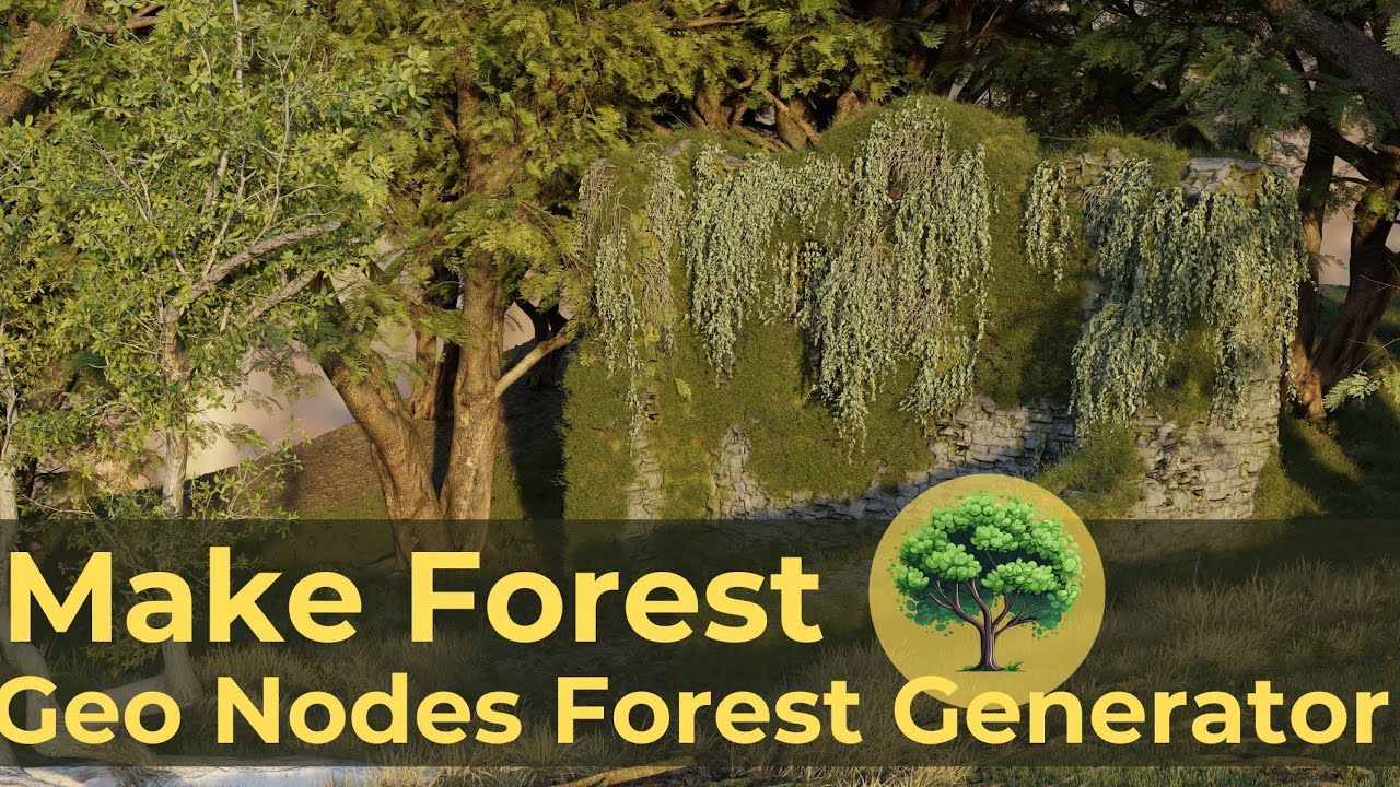 Make Forest - Geometry Nodes Forest Generator - YouTube