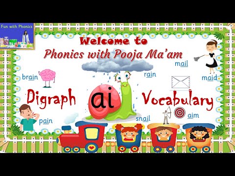 Jolly Phonics | /ai/ Sound Words with Blending, Reading & Vocabulary ...