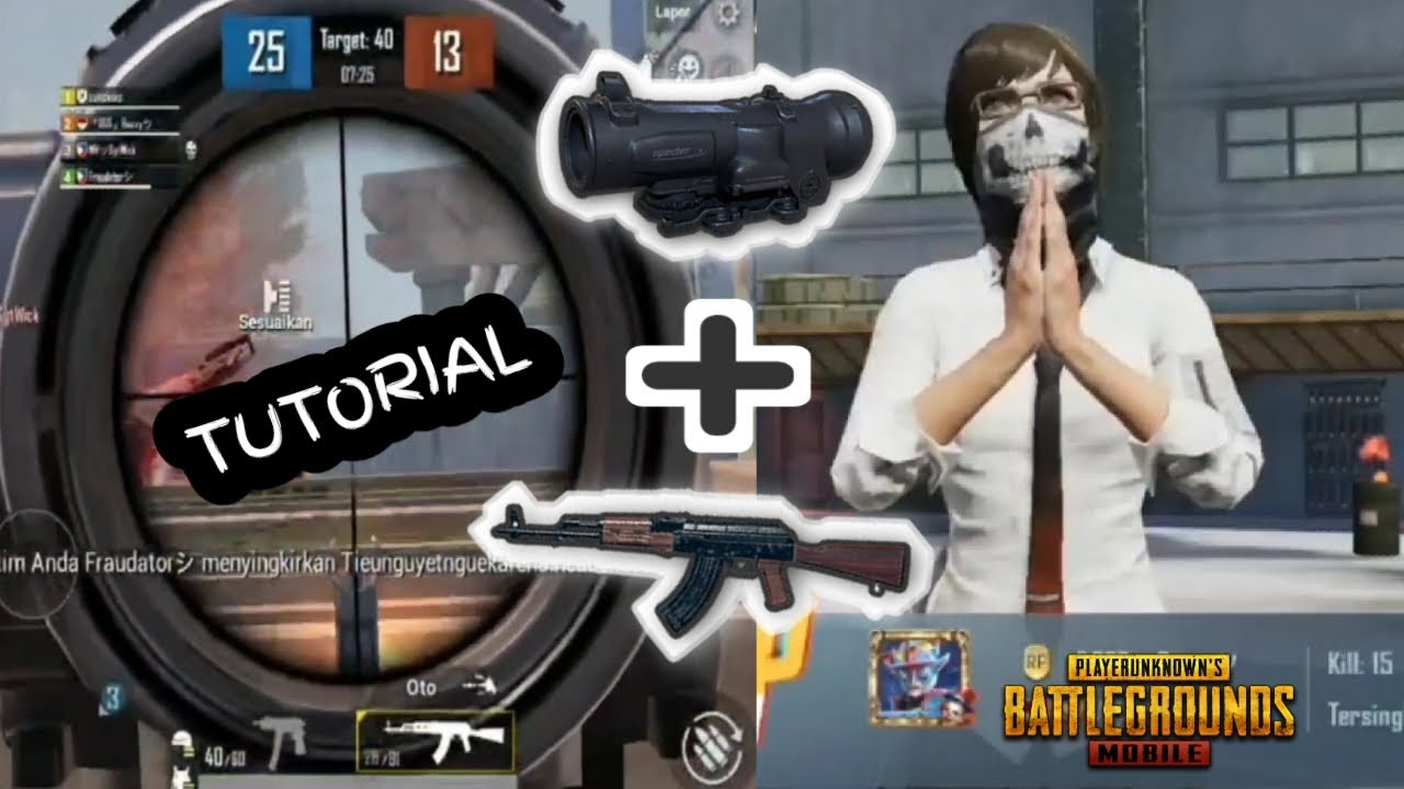 Tutorial AKM Scope X6 - PUBG Moobile - YouTube
