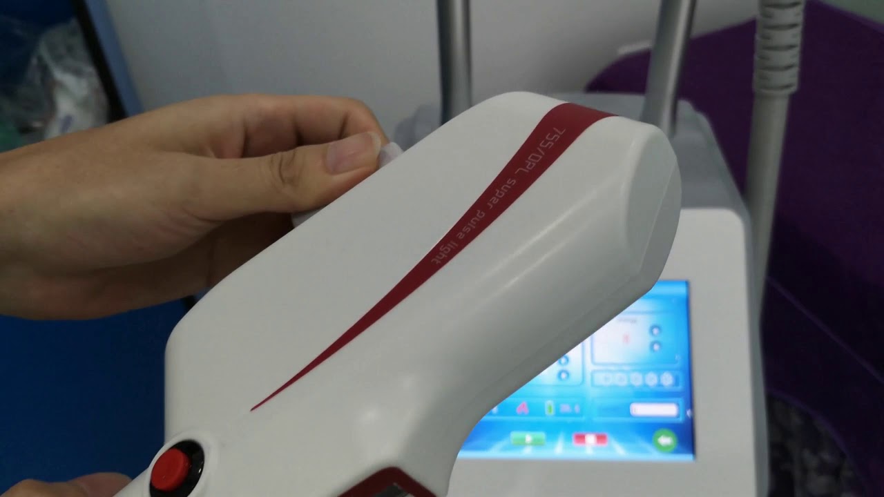 2 head dpl machine for skin rejuvenation and hair remove,each shots ...