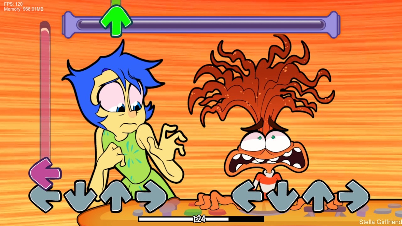 Friday Night Funkin' Inside Out 2 | Anxiety & Joy - (Emotions) - (FNF ...