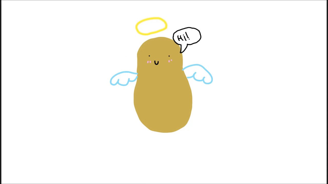 SUPER KAWAII ANGEL POTATO - YouTube
