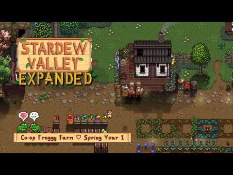 [LIVE] Stardew Valley Expanded Co-op #01 🌱🐸💕 Spring Year 1 เริ่มต้นฟาร์มใหม่