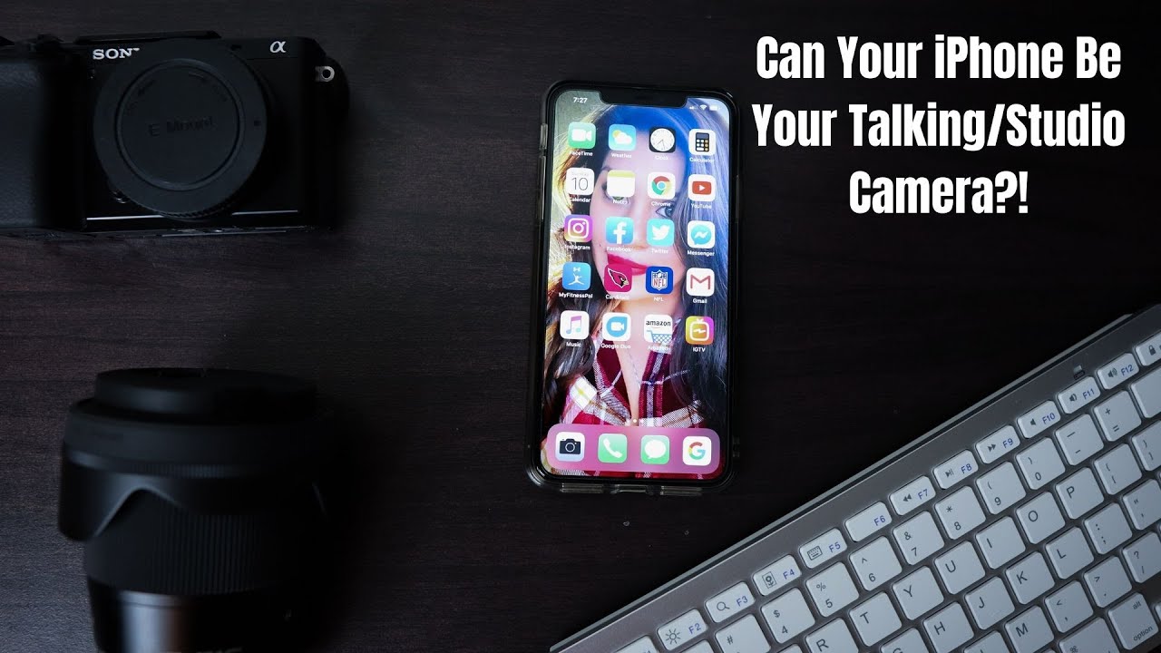 Can you use your iPhone as a talking head/studio camera?? - YouTube
