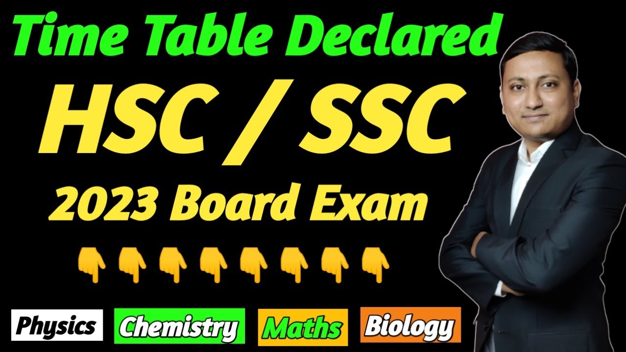 2023 SSC & HSC Boards Exam | Tentative Timetable Declared | Digambar ...