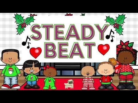 Steady Beat Play-Along Christmas Kids Body Percussion Clap Play Rhythm ...