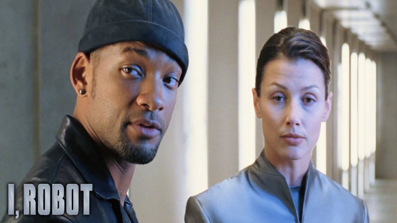 I, Robot (2004) - Spooner Meets Calvin - YouTube