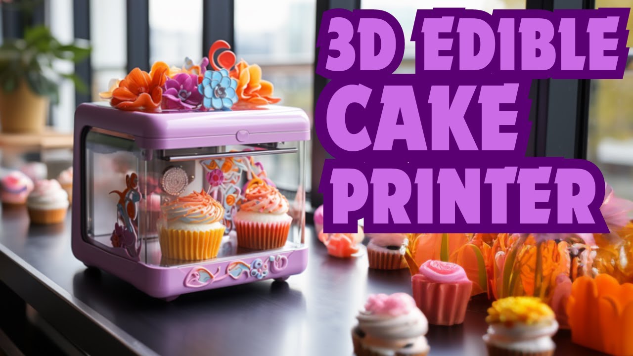 Incredible Edible Cakes with 3D Printer | How To Make At Home? | Edible Cake Printer 2024 - YouTube