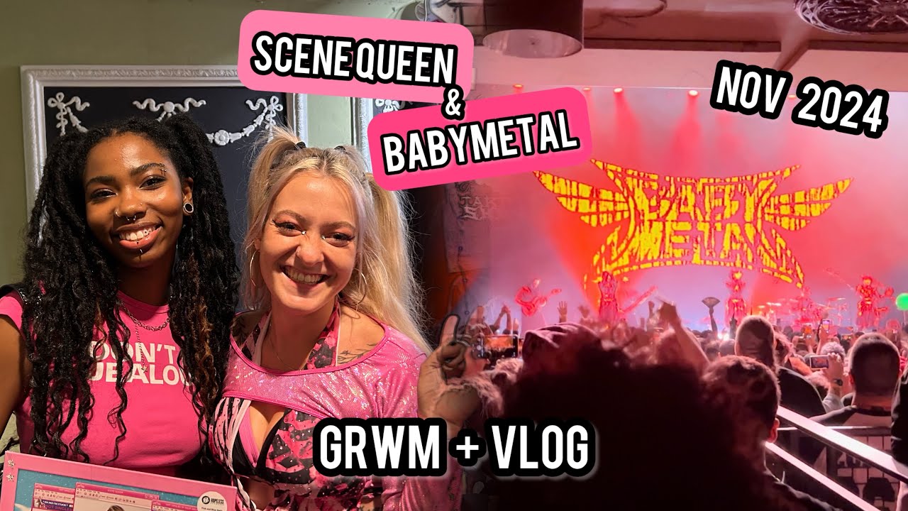 babymetal & meeting scene queen | grwm + vlog - YouTube