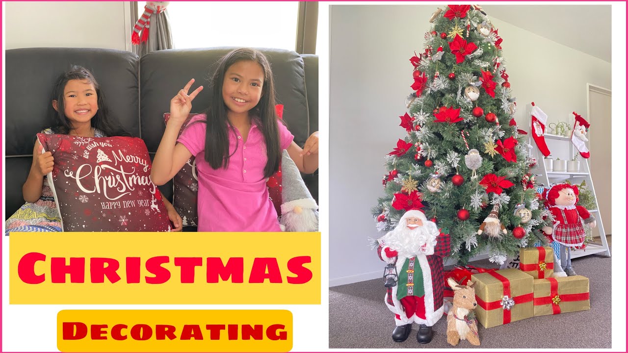 Christmas Decorations At Home |2021| Hailey and Hashley Sisters - YouTube