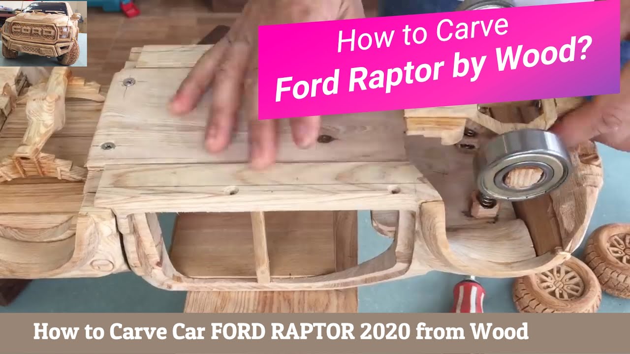 Easy WOOD CARVING - FORD RAPTOR 2020 F150 - Cool WOODWORKING ART - YouTube