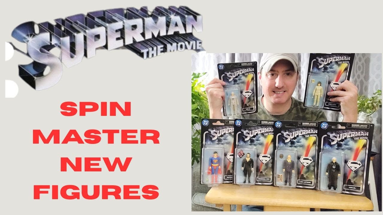New Spin Master 1978 Superman The Movie Figures - YouTube