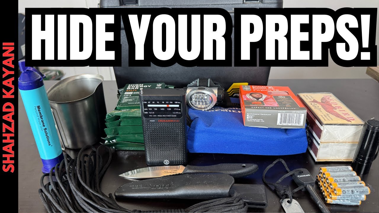 Hide Your Prepping Supplies Before They're Confiscated! Prepper Cache ...