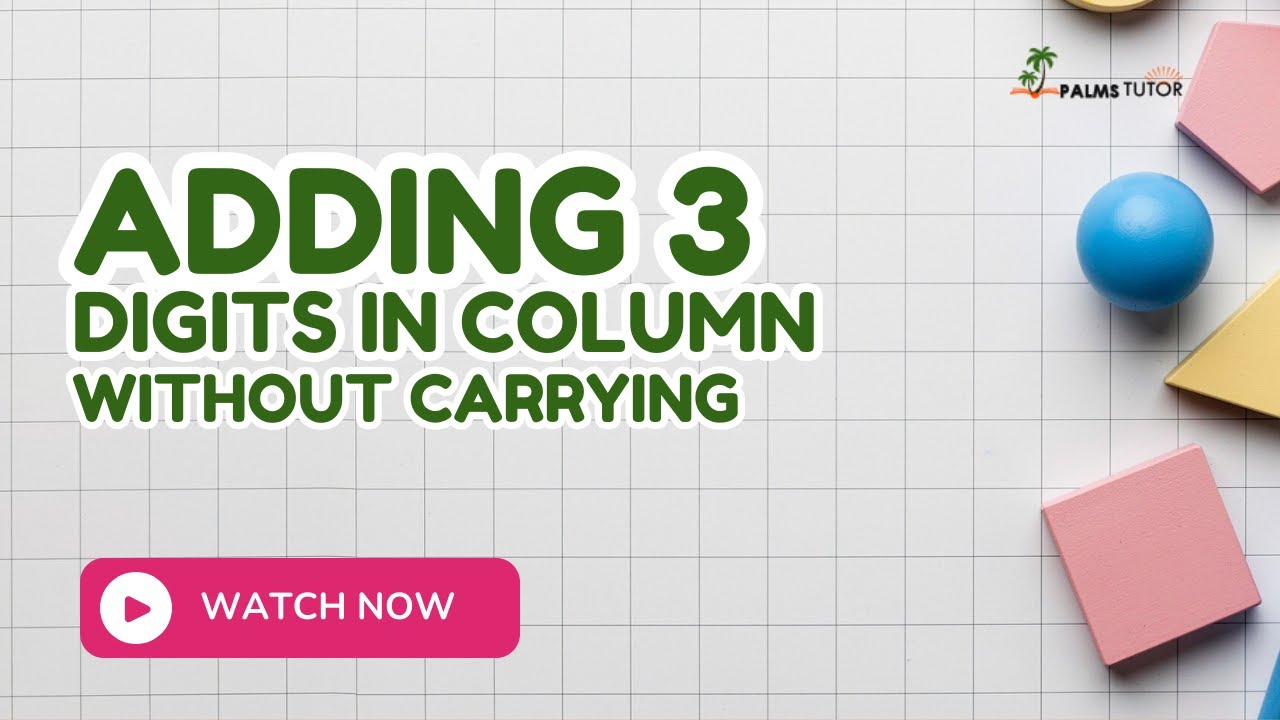 Addition of 3- digits numbers in column without carrying (BASIC ...