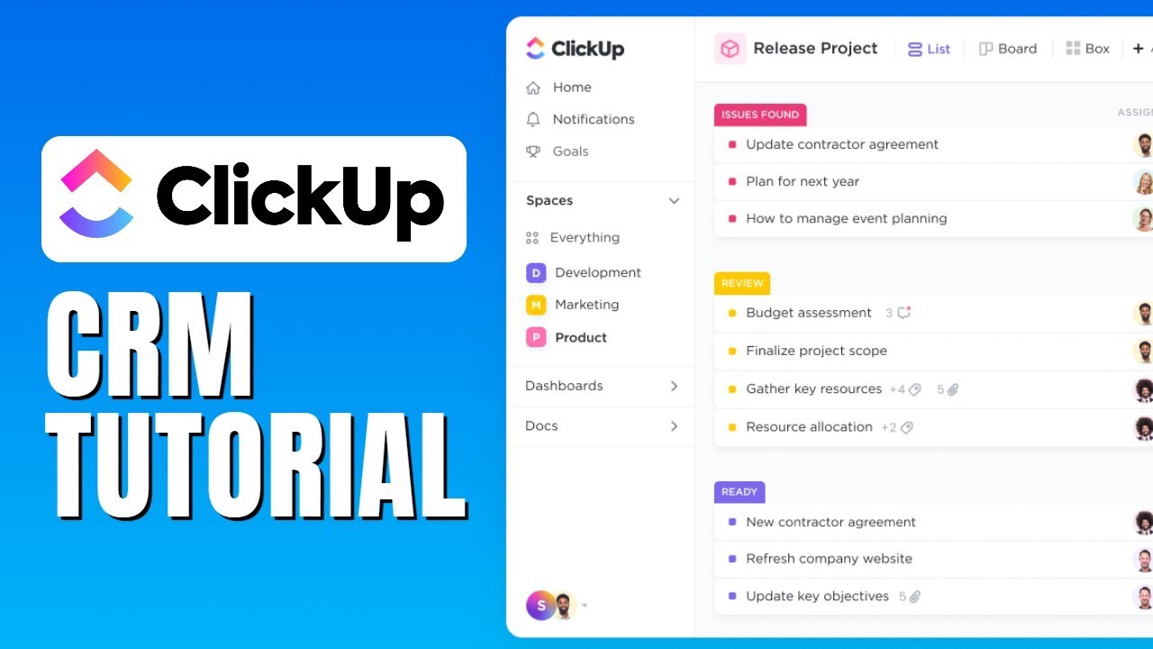 Complete Clickup Crm Tutorial How To Use Clickup For Crm Step By Step 4255