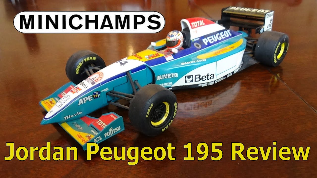 Minichamps Review, Jordan 195 1/18 (1995) - YouTube