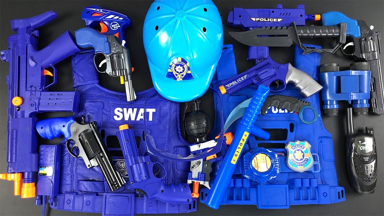 Police Team Realistic Weapons - Swat Team Guns and Equipments !!! - YouTube