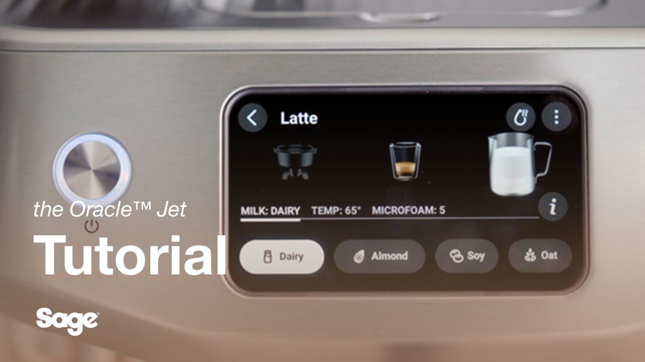 the Oracle™ Jet | Achieve silky microfoam with Auto MilQ technology ...