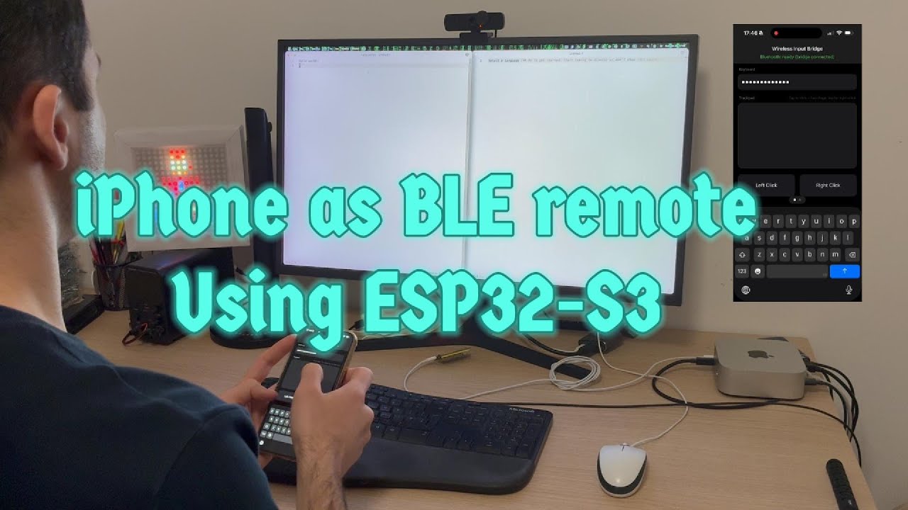 Turn Your iPhone into a Wireless BLE Keyboard & Mouse with ESP32-S3 ...