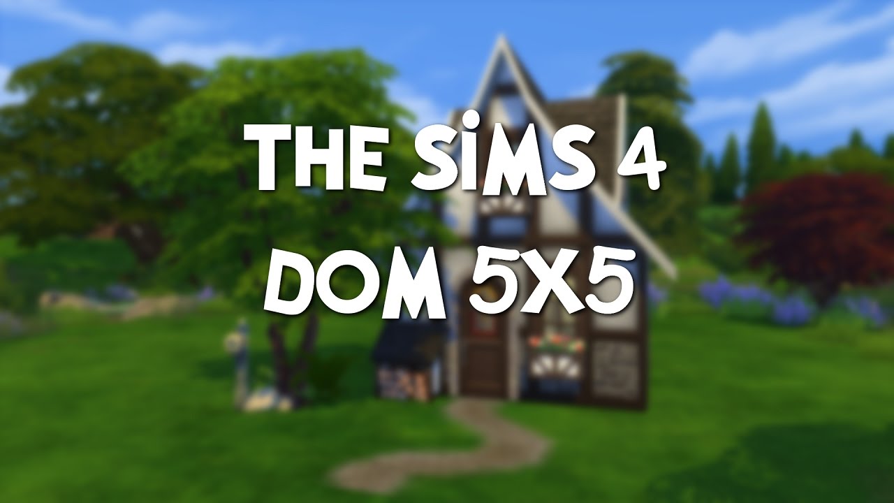 The Sims 4 Dom 5x5 - Speed Build Challenge - Windenburg Cottage - YouTube