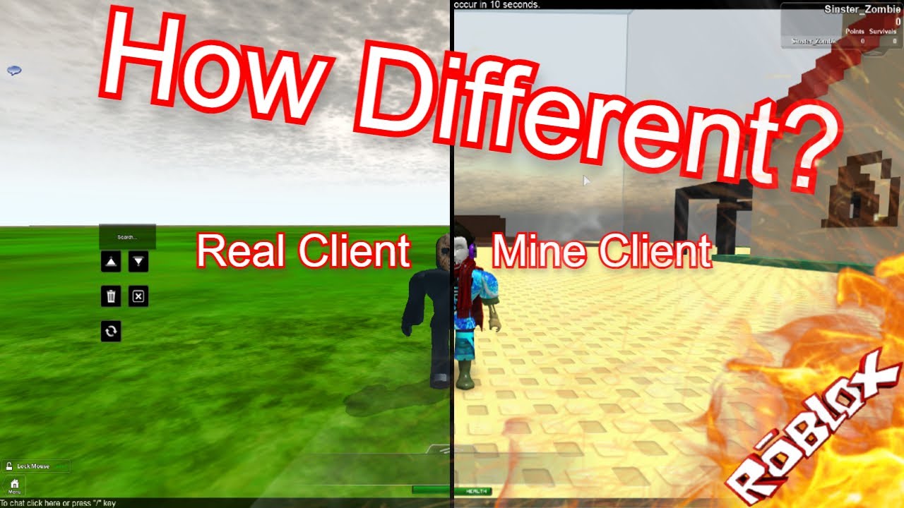 What are the distinctions between my 2013 Roblox client and the actual ...