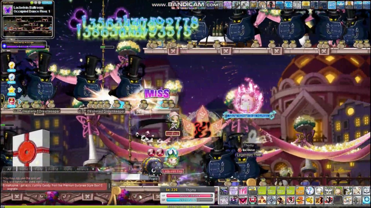 Maplestory [Reboot] Shadower Training at Lachelein: ODF1 - YouTube