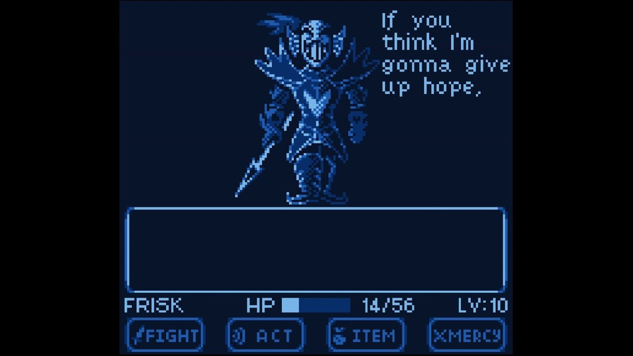 Undertale: Gameboy Edition Undyne The Undying battle - YouTube
