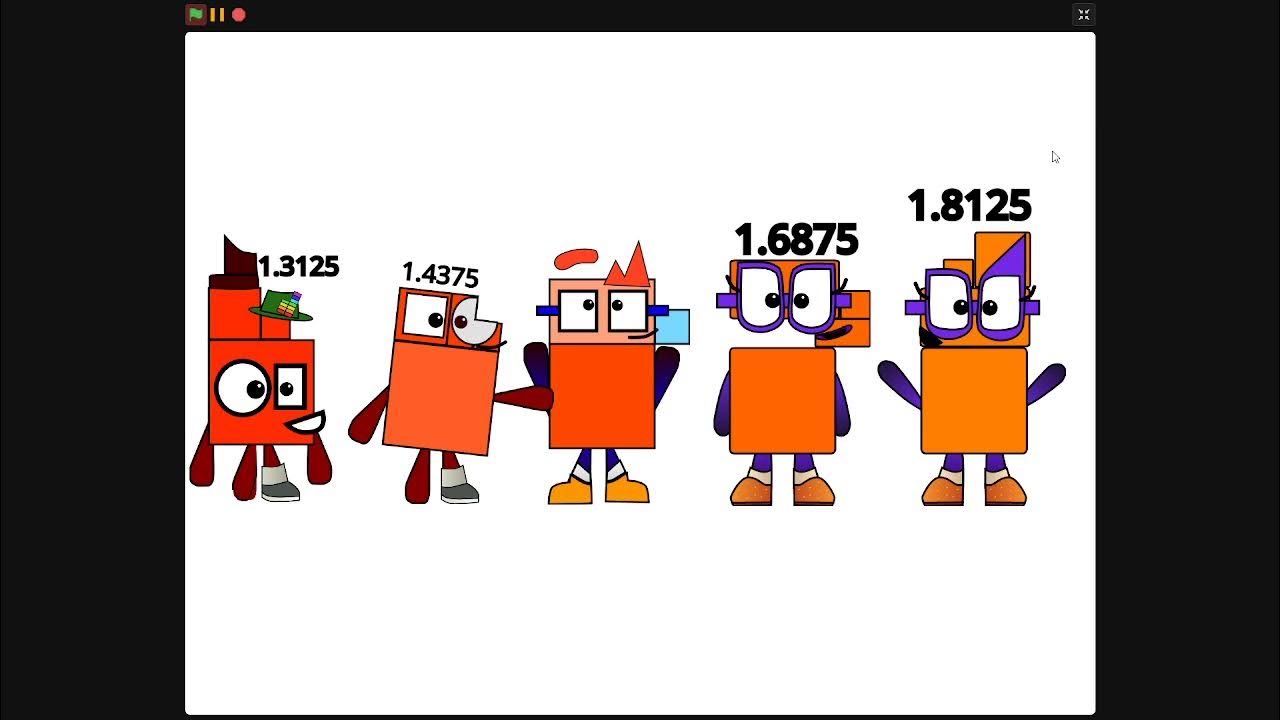 Numberblocks band sixteenths 3 - YouTube