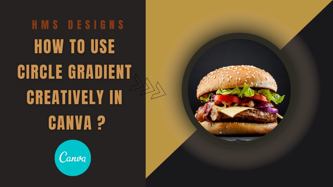 How to use circle gradient creatively in Canva - YouTube