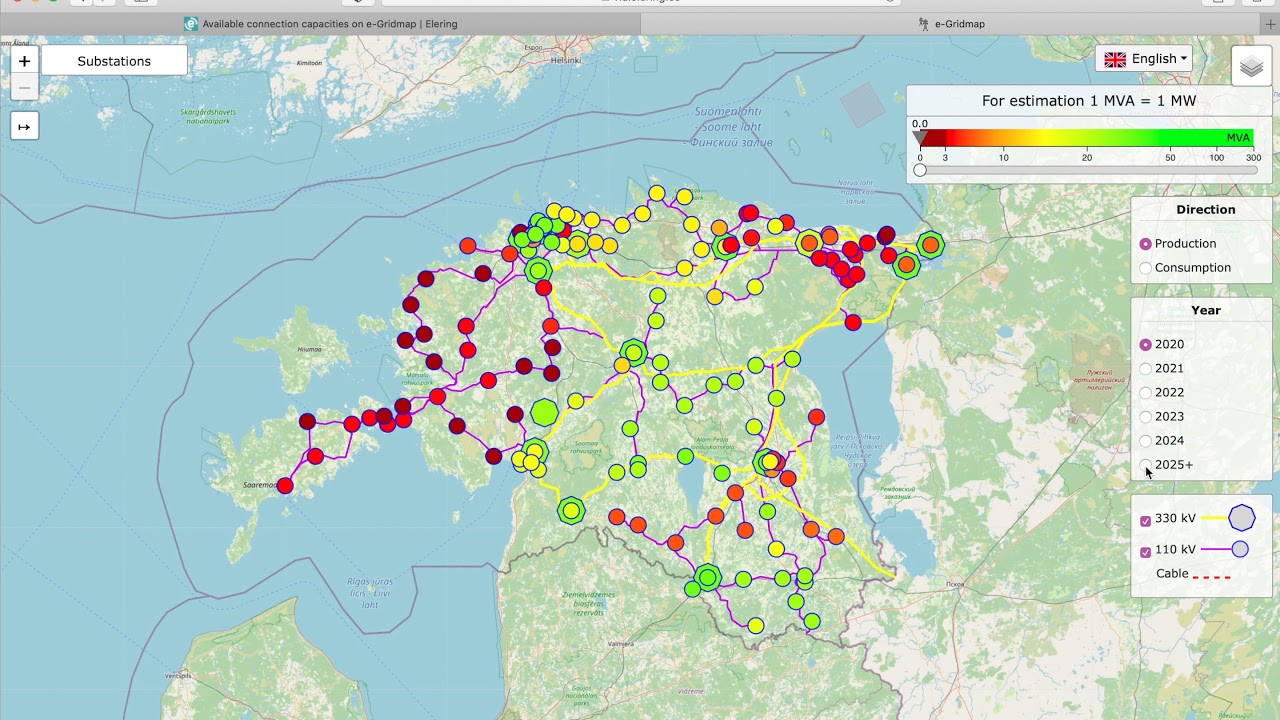 Elering's e-Gridmap - YouTube