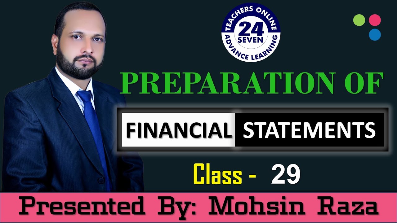 MGT101 Short Lecture - 29 | VU Short Lecture | Preparation of Financial ...