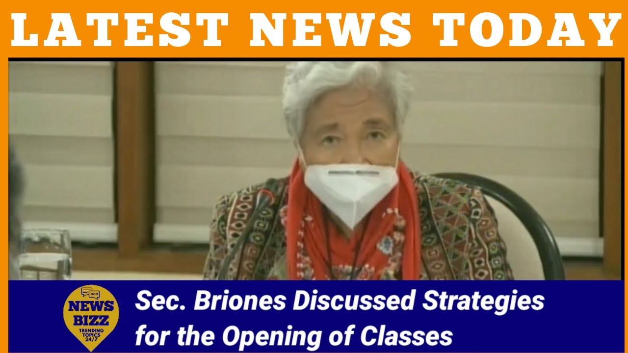 Secretary Leonor Briones Discussed about "NO FACE-TO-FACE CLASSES ...