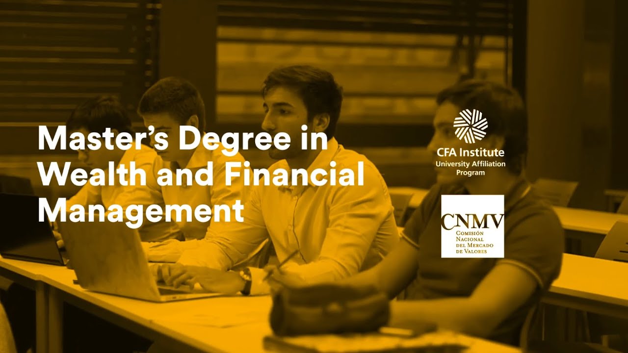 Master's Degree in Wealth and Financial Management | Tomorrow's ...