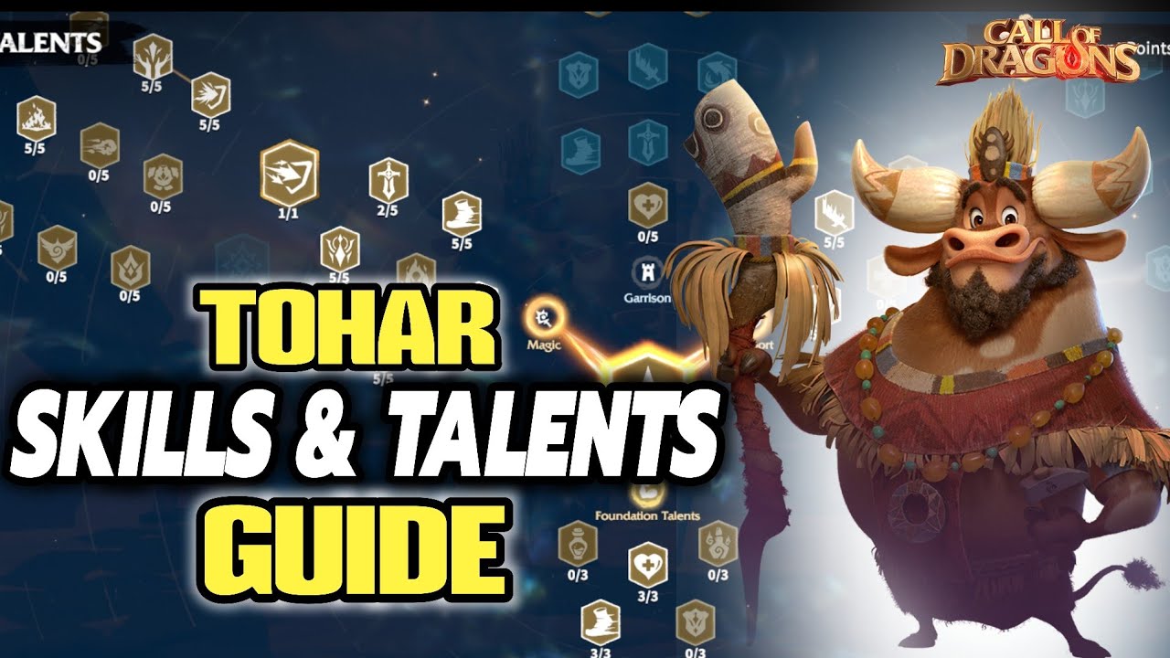 call of dragons - TOHAR skills & talent guide | Good or bad New Mage ...