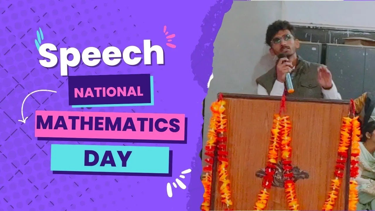 Addressing Speech on National Mathematics Day 2022 🔥 || SRTSTM ...