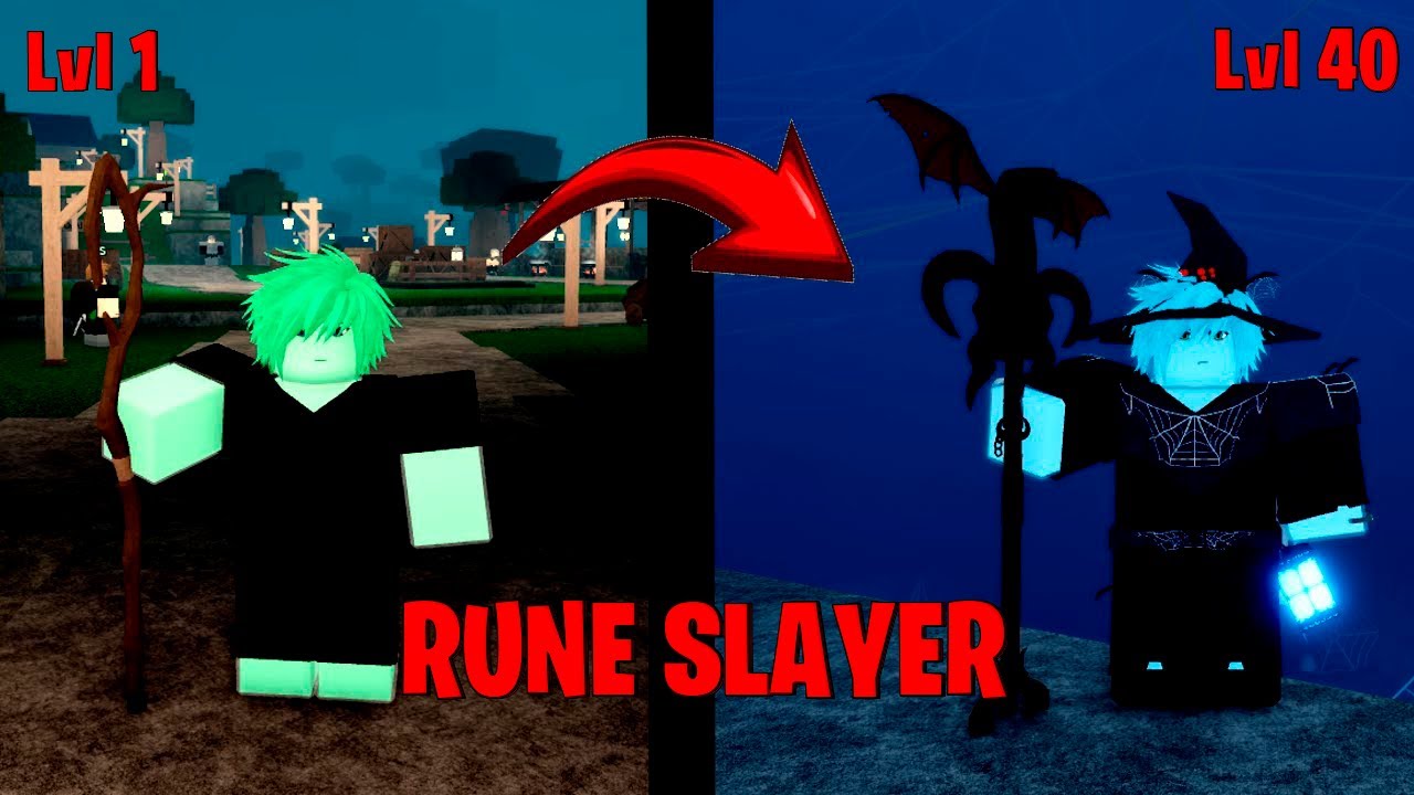 NOVO JOGO RPG NO ROBLOX (RUNE SLAYER) - YouTube