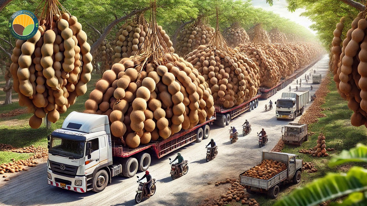 How Farmers Harvest Tamarind: Amazing Cultivation Technology and ...