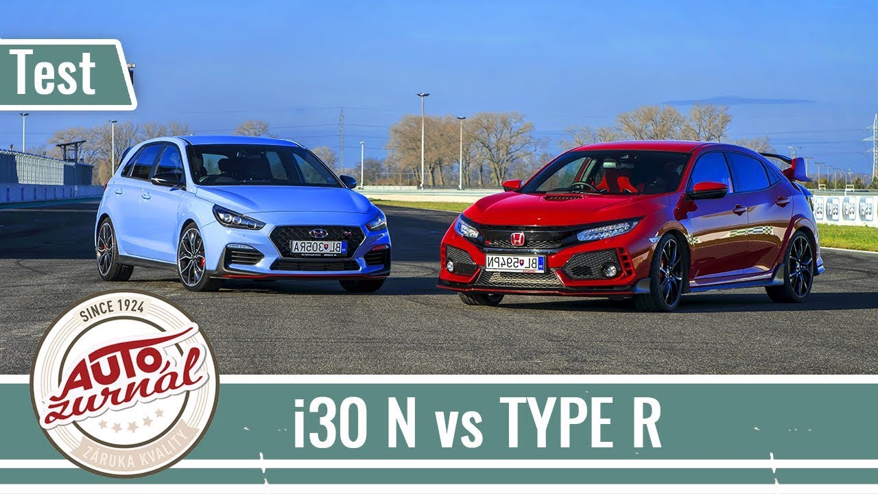Hyundai i30 N vs Honda Civic Type R: Súboj hot-hatchov - YouTube