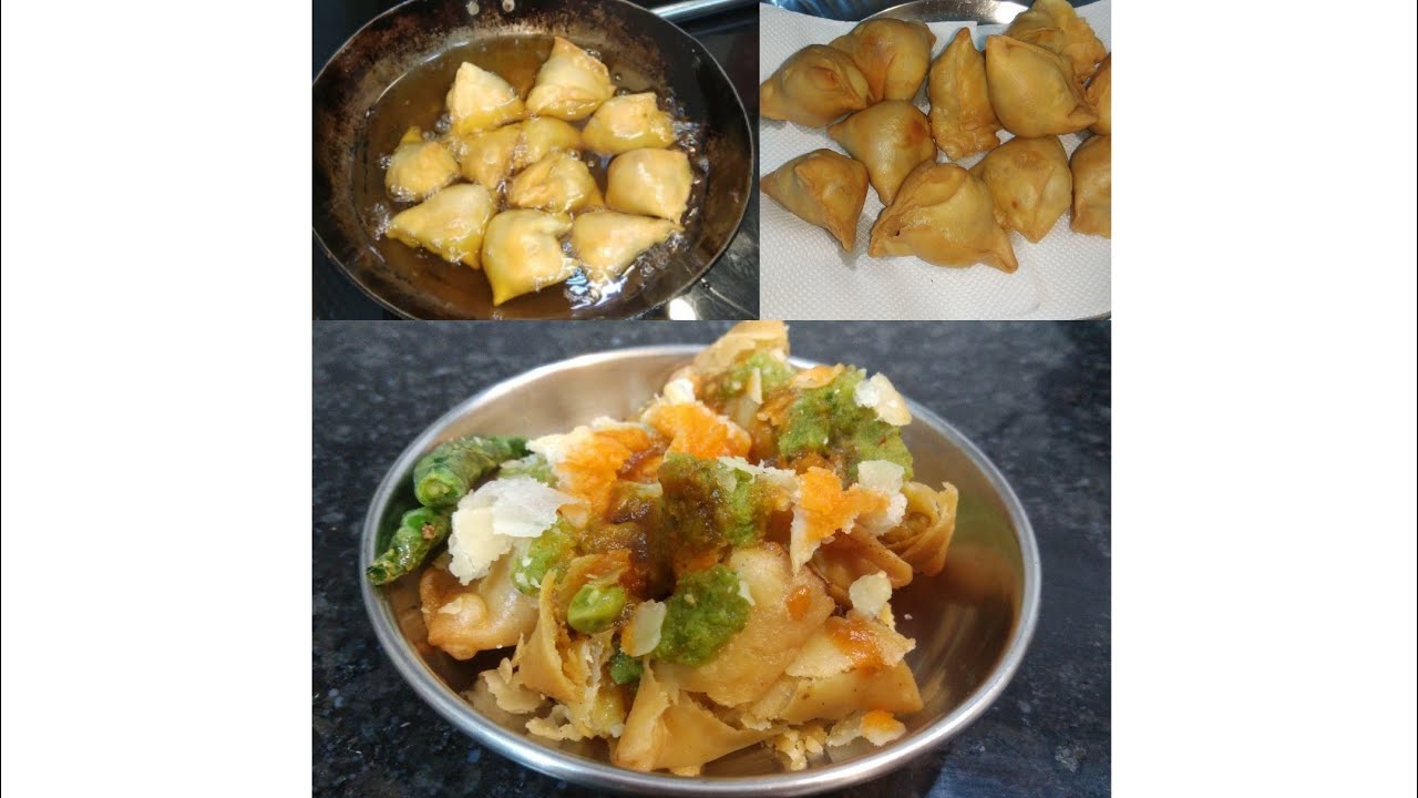Samosa recipe|Mini khasta samosa and tamatar chatni||खस्ता समोसा बनाने ...