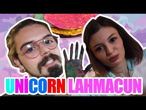 MERYEM CAN İLE UNİCORN LAHMACUN YAPTIK / RENGARENK YEMEK / YOL - YEMEK - UĞUR KARDAŞ / MASTERŞEF